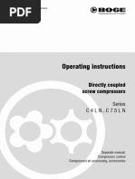 Boge Compressor Manual | PDF | Mechanical Engineering | Gases