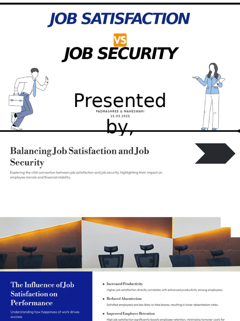 Job Satisfaction Vs Job Security | PDF