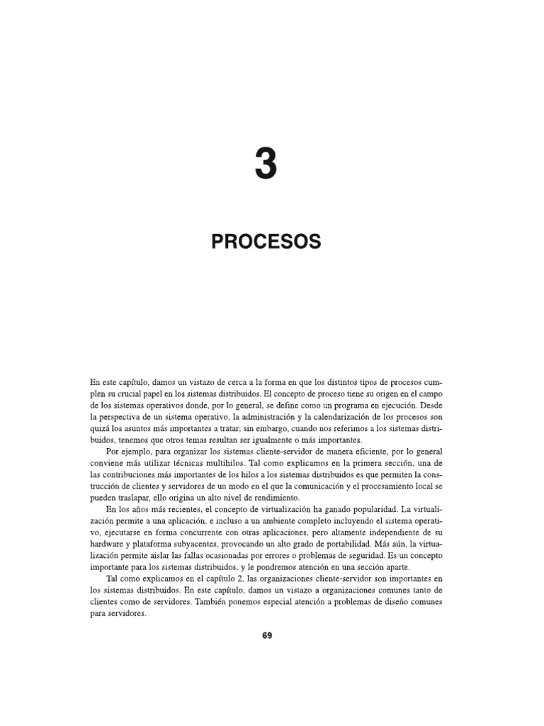 SisOp 2 - Cap 3 - Procesos | PDF