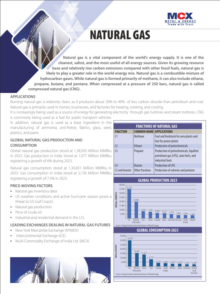 Natural Gas Mini Leaflet | PDF | Fuels | Option (Finance)