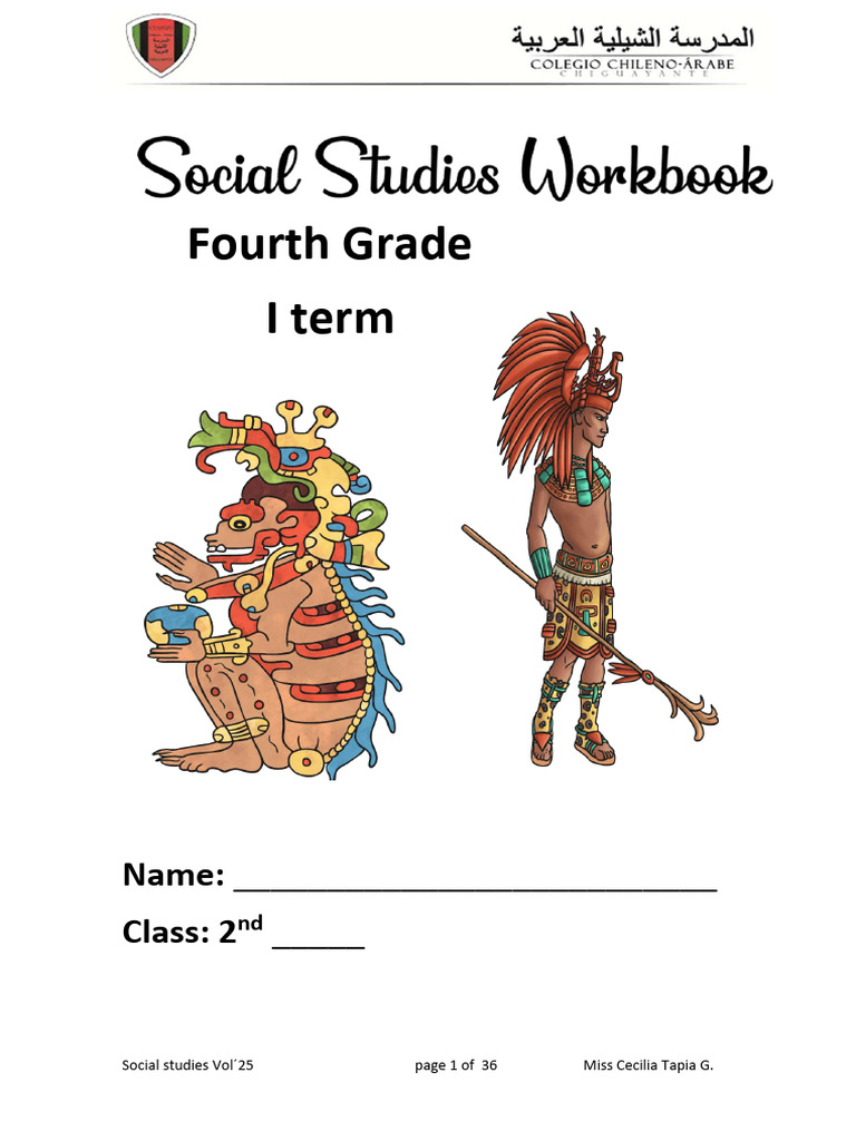 4th Social Studies WB 4th Grade I Term2025 (1) Unlocked | PDF | Central ...