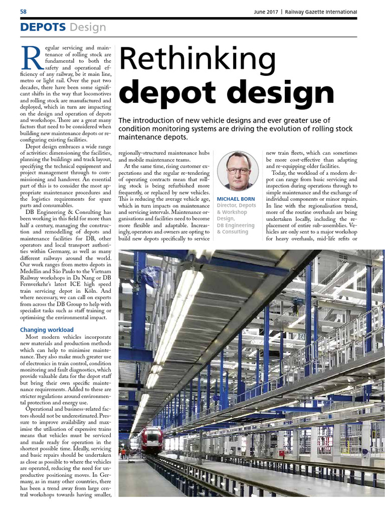 Rethinking Depot Design | PDF | Rail Transport | Transport