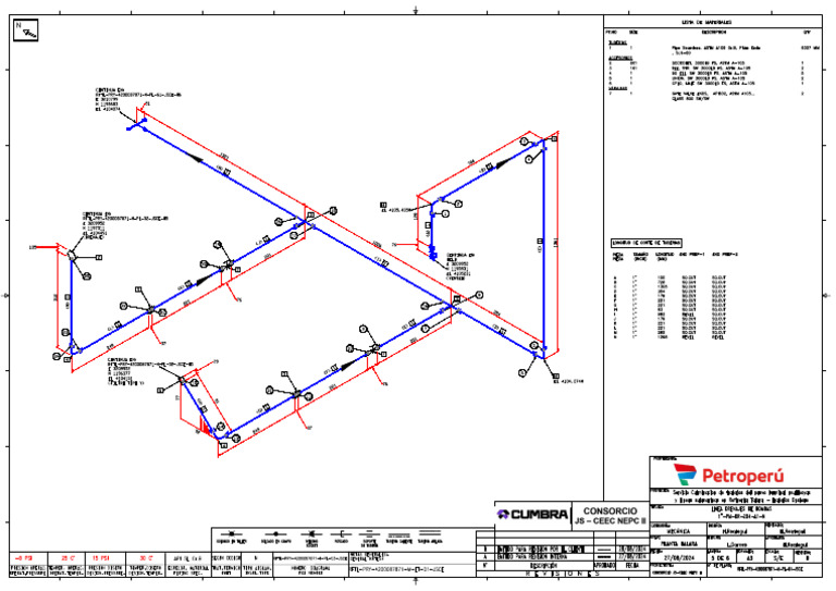 Rftl-Pry-4200087871-M-Pl-61-Jsce-H5 - Plano - Linea Drenajes de Bombas | PDF