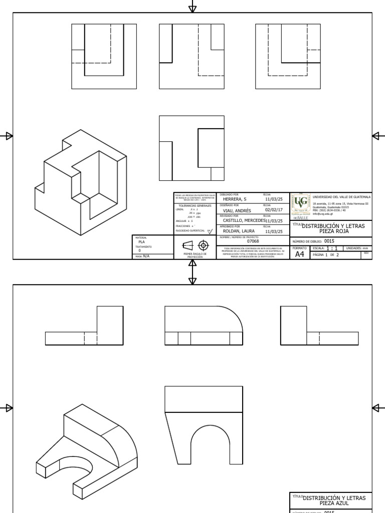 Proyección y Tolerancias en Diseño | PDF