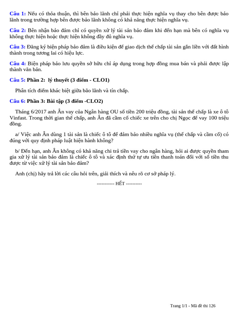 Bai tap lam Bai on tap giua ky Bo sung_126 | PDF