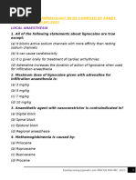 Overview of General Anaesthesia Types | PDF | Anesthesia | Pharmacology