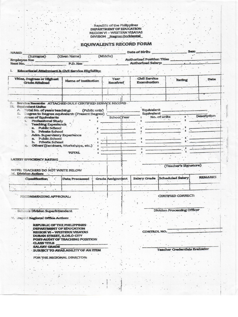 Erf Form 2024 | PDF