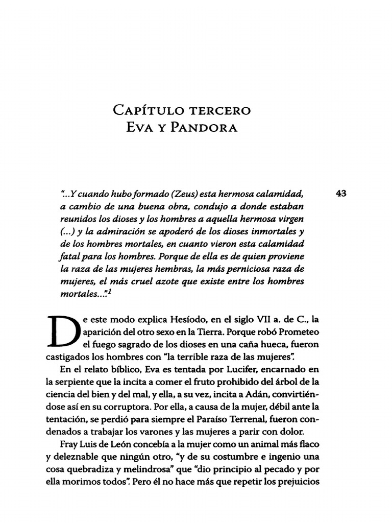 Eva y Pandora | PDF