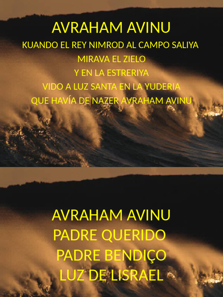 Abraham Avinu | PDF