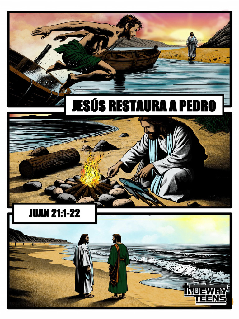 Nt57 Jesús Restaura A Pedro Teen | PDF | Jesús | La resurrección de Jesús