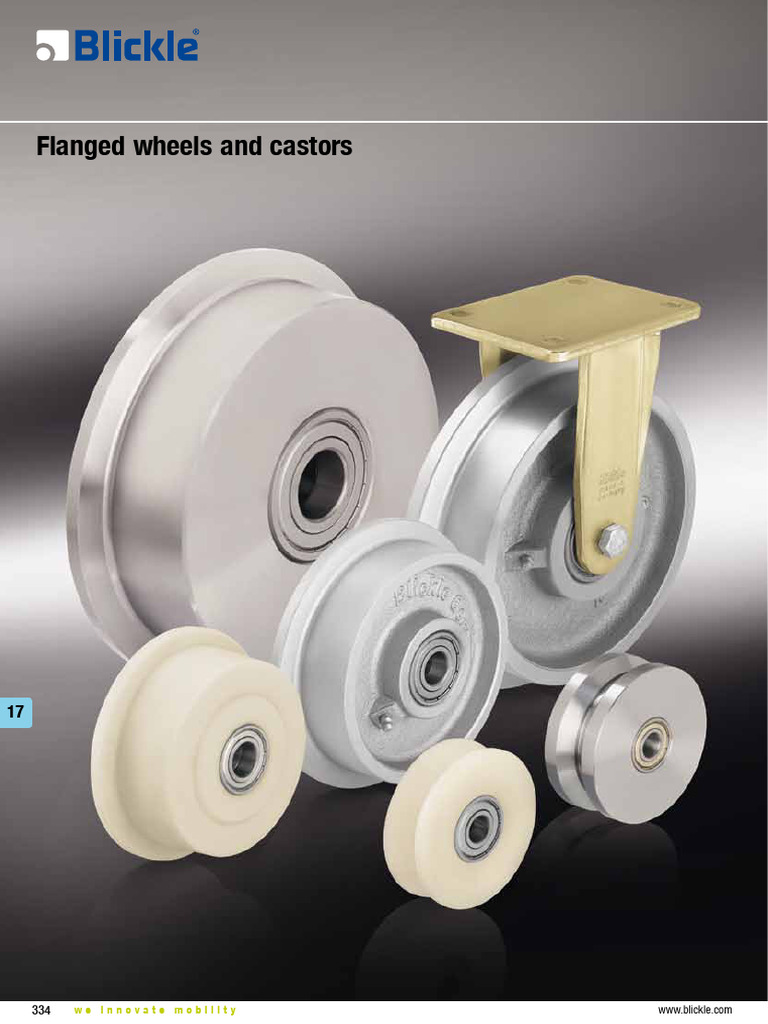 SPK Series Flanged Wheels Overview | PDF | Bearing (Mechanical) | Wheel