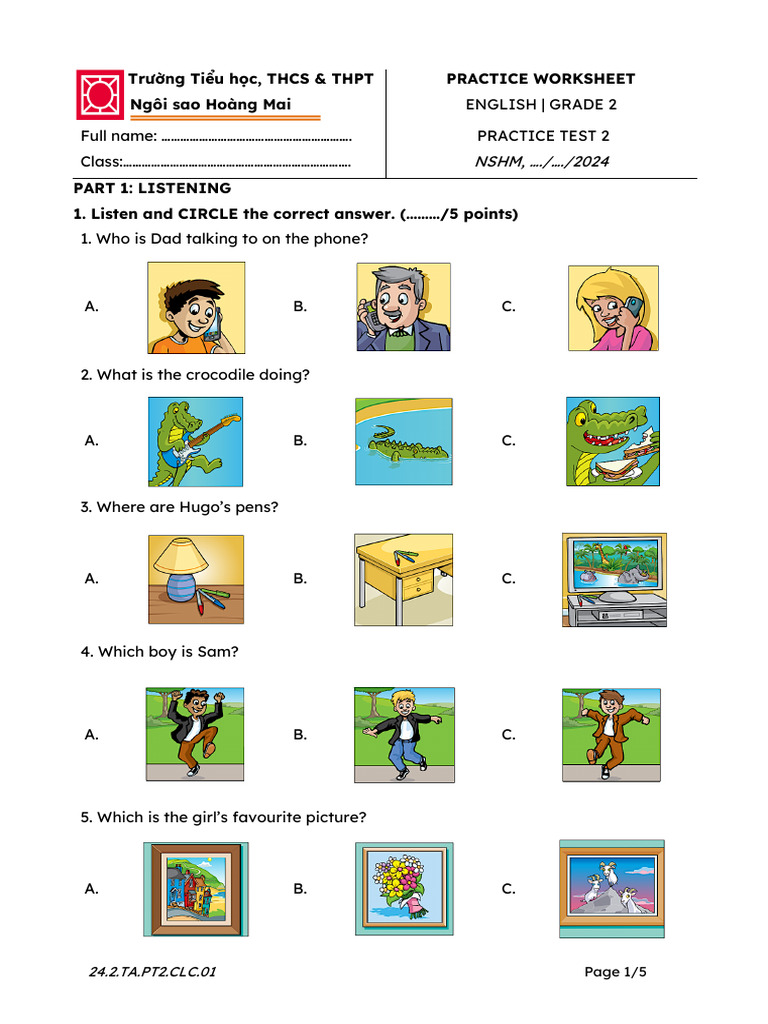 PRACTICE TEST 2 | PDF