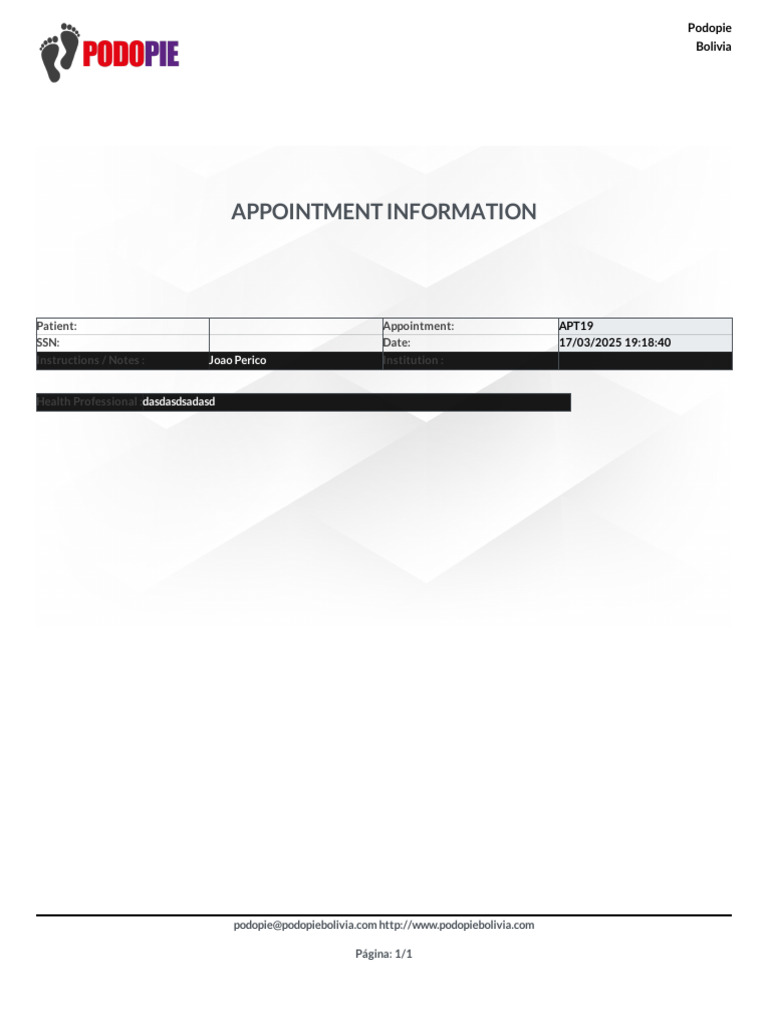 Appointment Recipts New | PDF