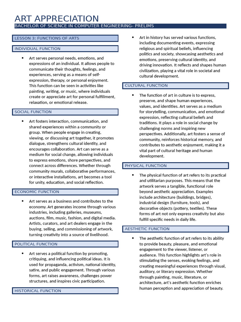Prelims— Art Apre 2 | PDF | Aesthetics | Abstract Art