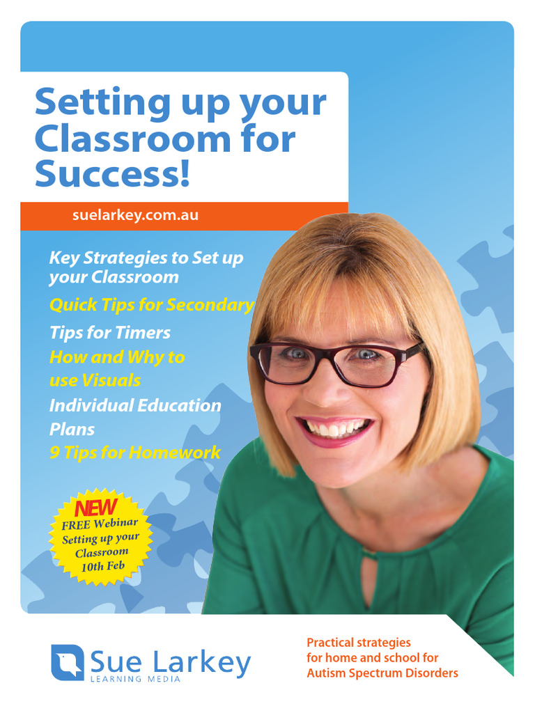 Sue Larkey Setting Up Classroom E Book 2022 | PDF | Individualized Education Program | Autism