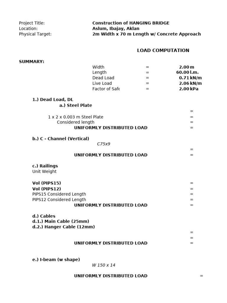 SusBridgeAnalysis (Willa-Final) | PDF | Building Engineering | Mechanical Engineering