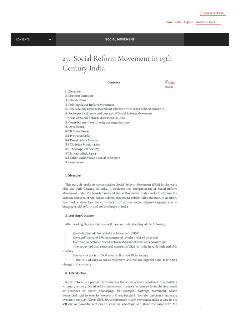 eBooks Inflibnet Ac in Soc14 Chapter Social Reform Movement in 19th ...