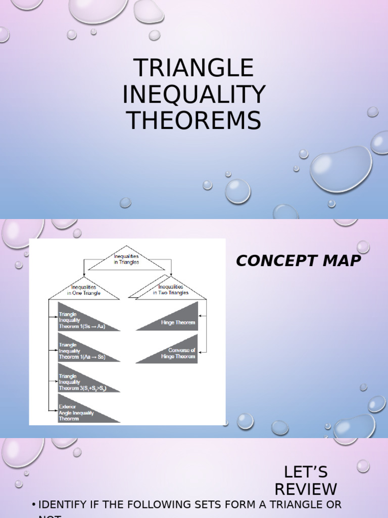 Triangle Inequality Theorem 2 Triangles | PDF | Triangle | Geometry