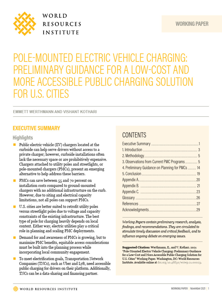 pole-mounted-electric-vehicle-charging-preliminary-guidance | PDF ...