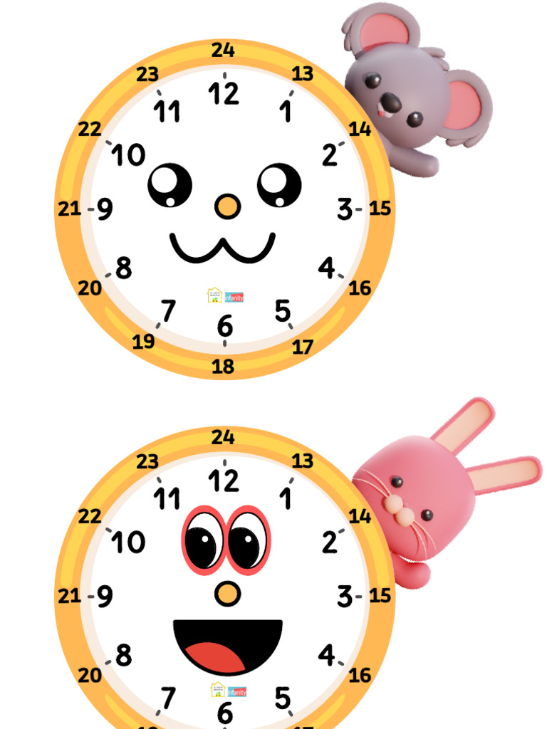 Aprender Las Horas - Infanity & La Casita Educativa | PDF