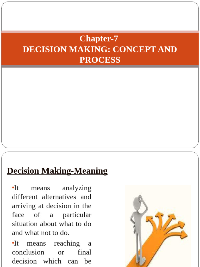 Chapter7 Decision Making 2 | PDF | Brainstorming | Decision Making