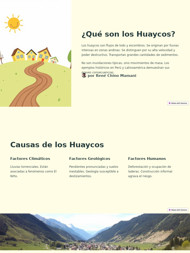 Que Son Los Huaycos | PDF