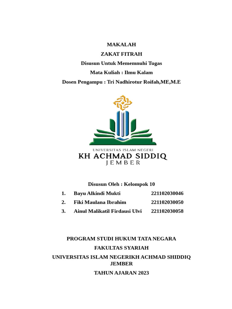 Fiqih Ibadah klmpok 10 | PDF