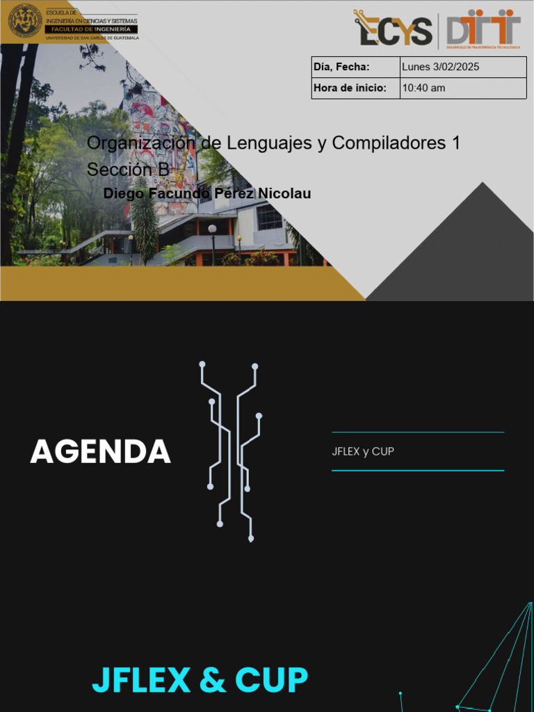 CLASE 5 - EJEMPLO JFLEX y CUP.pptx | PDF