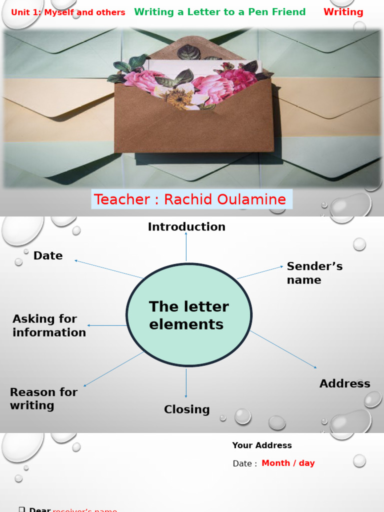 Writing A Letter To A Pen Friend | PDF