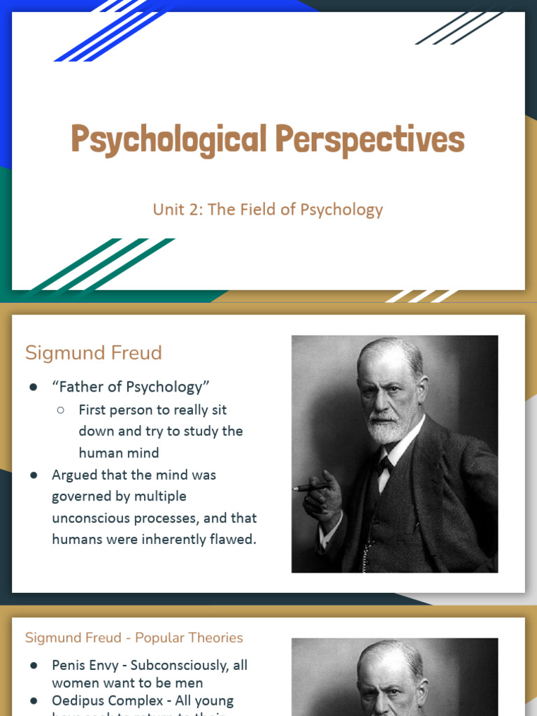 Overview of Psychological Perspectives | PDF | Psychodynamics ...