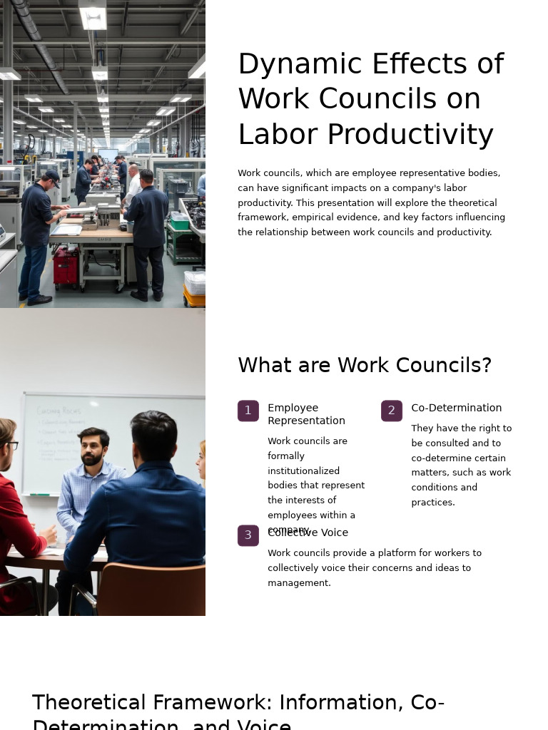 Dynamic Effects of Work Councils On Labor Productivity | PDF ...