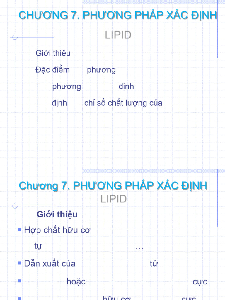 Chapter 7 Lipid | PDF