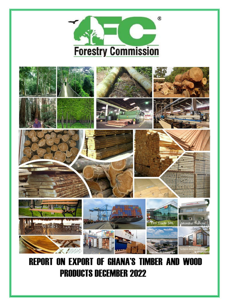 Ghana Timber Export Report Dec 2022 | PDF | Lumber | Plywood