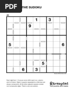 Suguru Puzzles | PDF