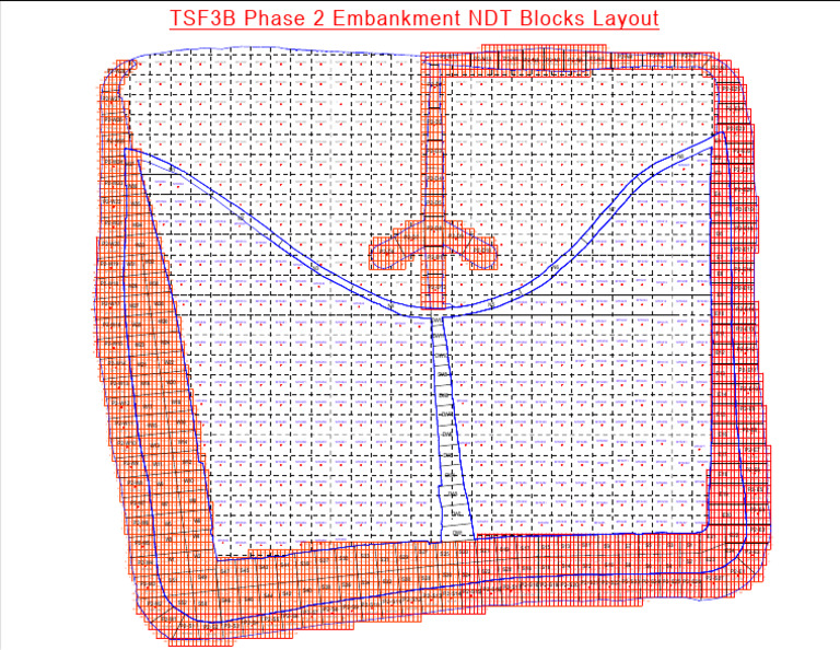 TSF3B Phase 2 Embankment NDT Blocks Layout | PDF