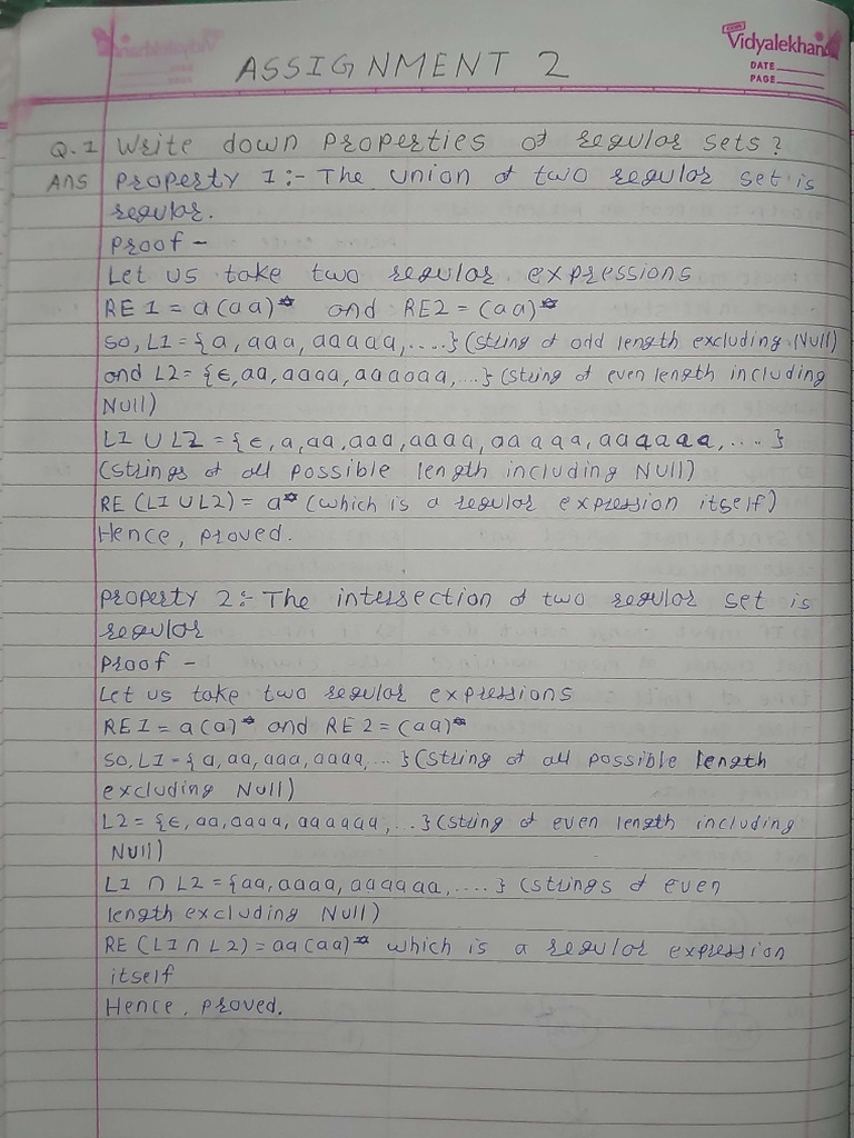 Toc Assignment 2 | PDF