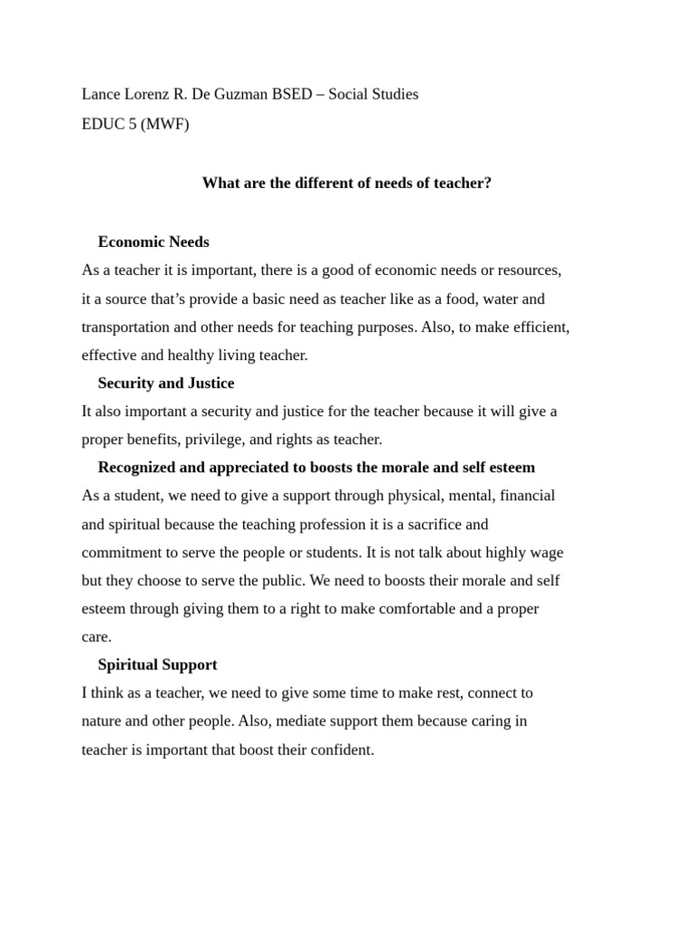 EDUC 5 ASSIGN #2 | PDF