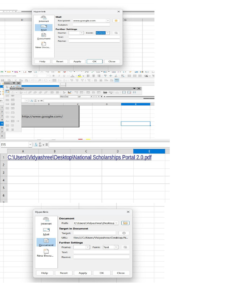 MACROS and HYPERLIINK | PDF