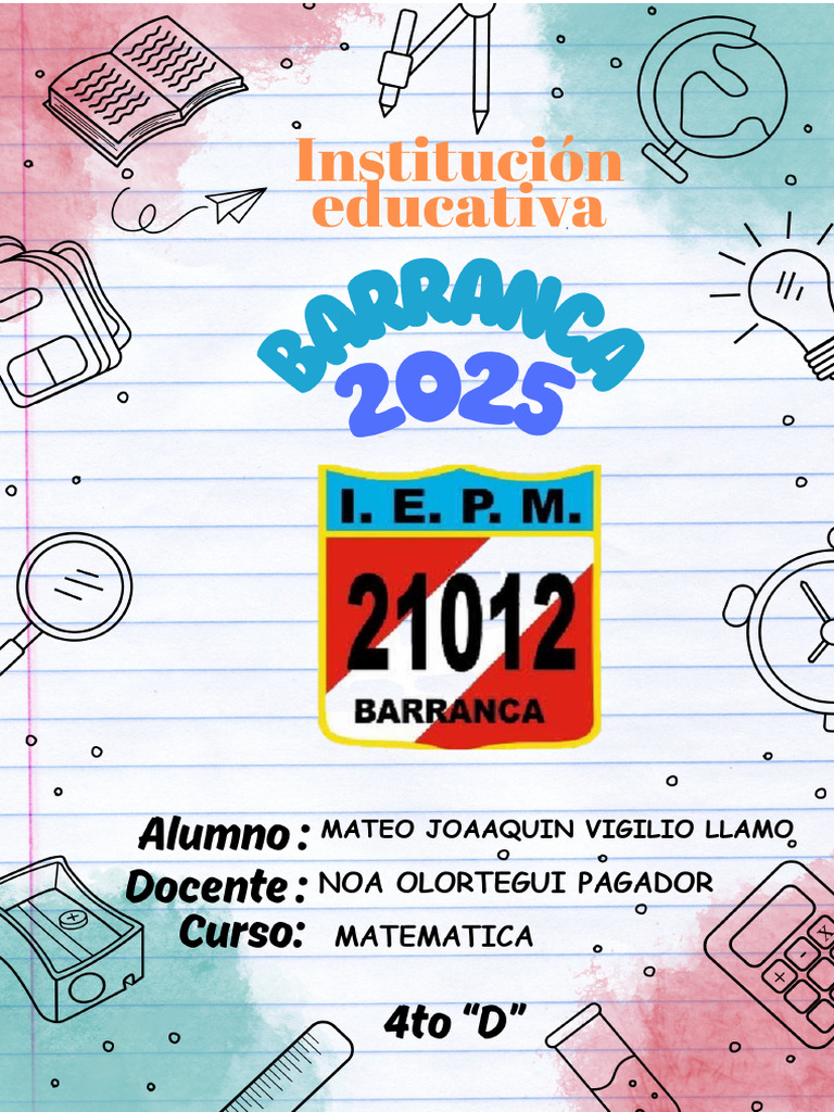 Documento A4 Portada Carátula de Propuesta Creativa Doodle Acuarela ...