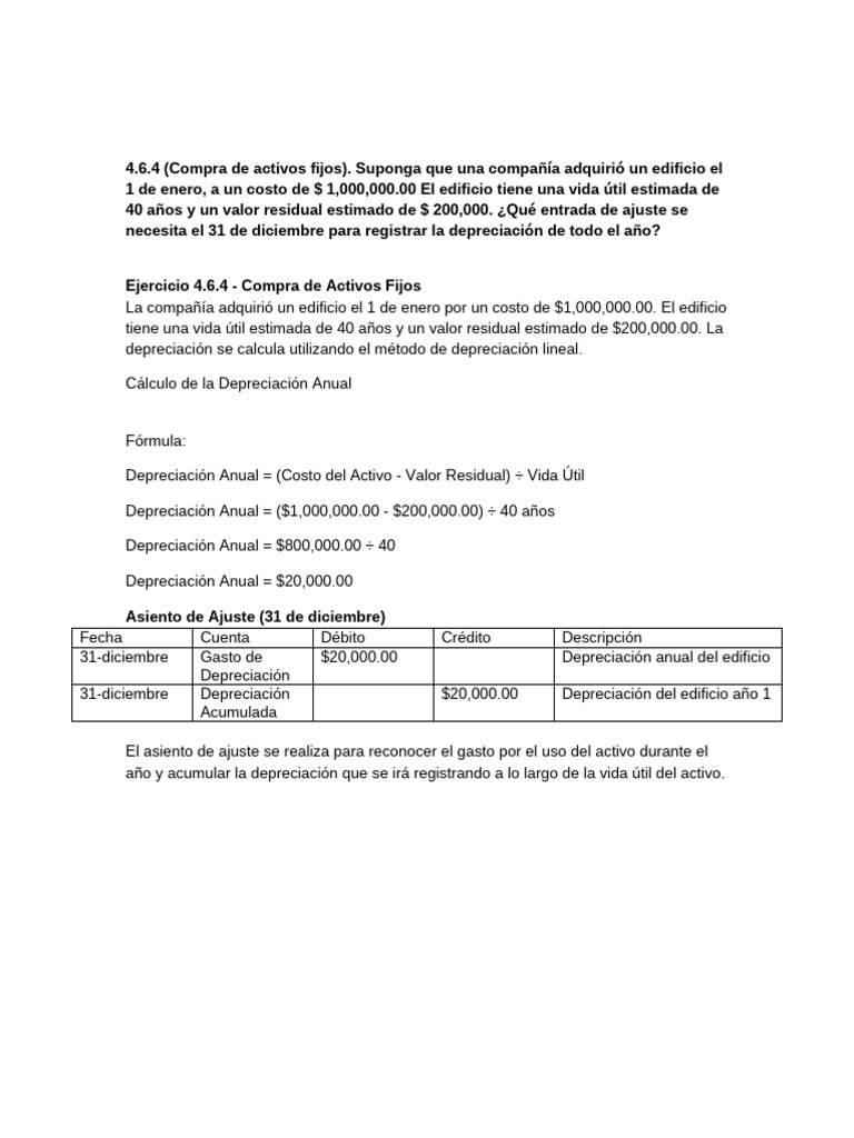 Ejercicio_Compra_Activos_Fijos_Completo 2 | PDF