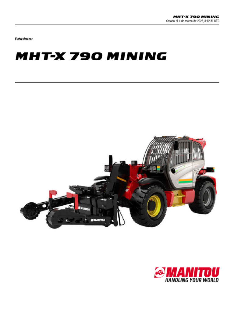 MHT X 790 Mining Es (68a) | PDF | Motores | Industria automotriz