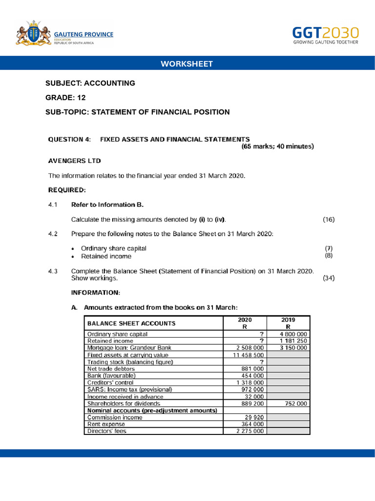28 FEB Statement of Financial Period | PDF