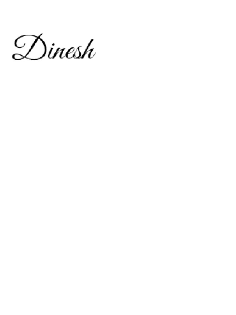 Dinesh | PDF