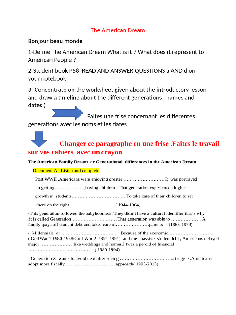 The American Dream | PDF