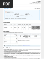 IndiGo Flight Ticket Sample 2025 | PDF