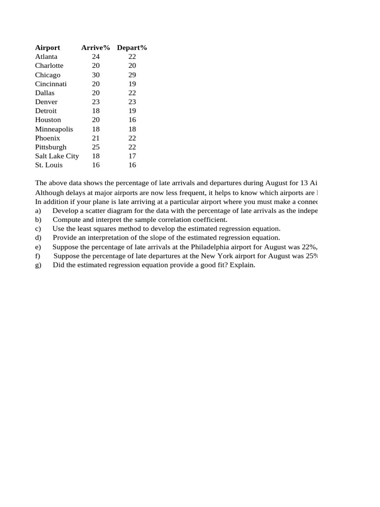 Correlation - Simple - Multiple Regression - Explained | PDF | Linear Regression | Regression ...