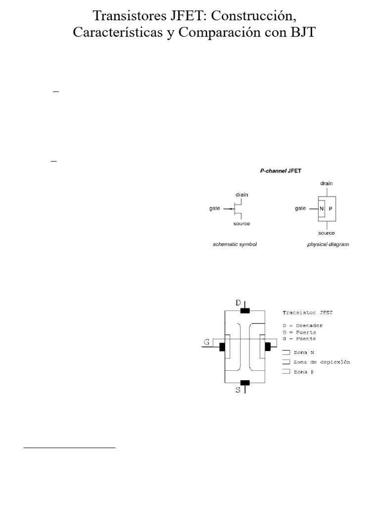 Jfet Eic901 | PDF | Transistor | Transistor de unión bipolar