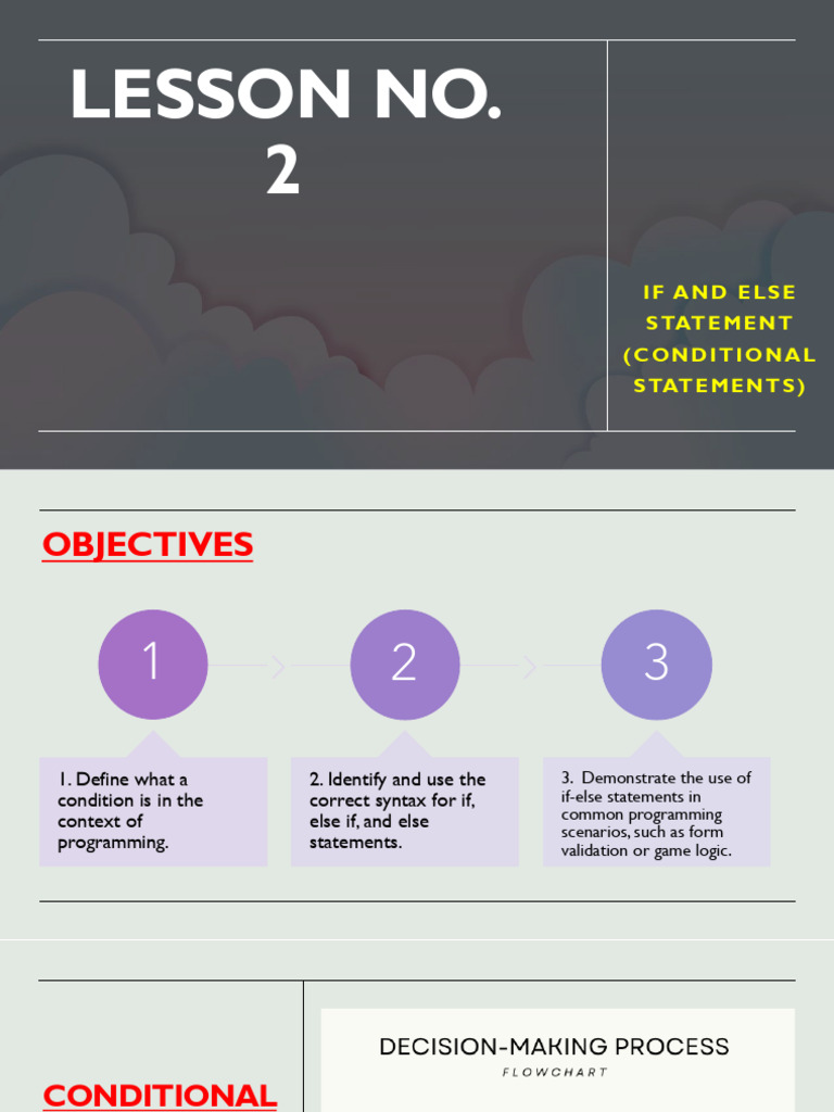 2 Conditional-Statements If-Else | PDF | Computer Science | Mathematical Logic