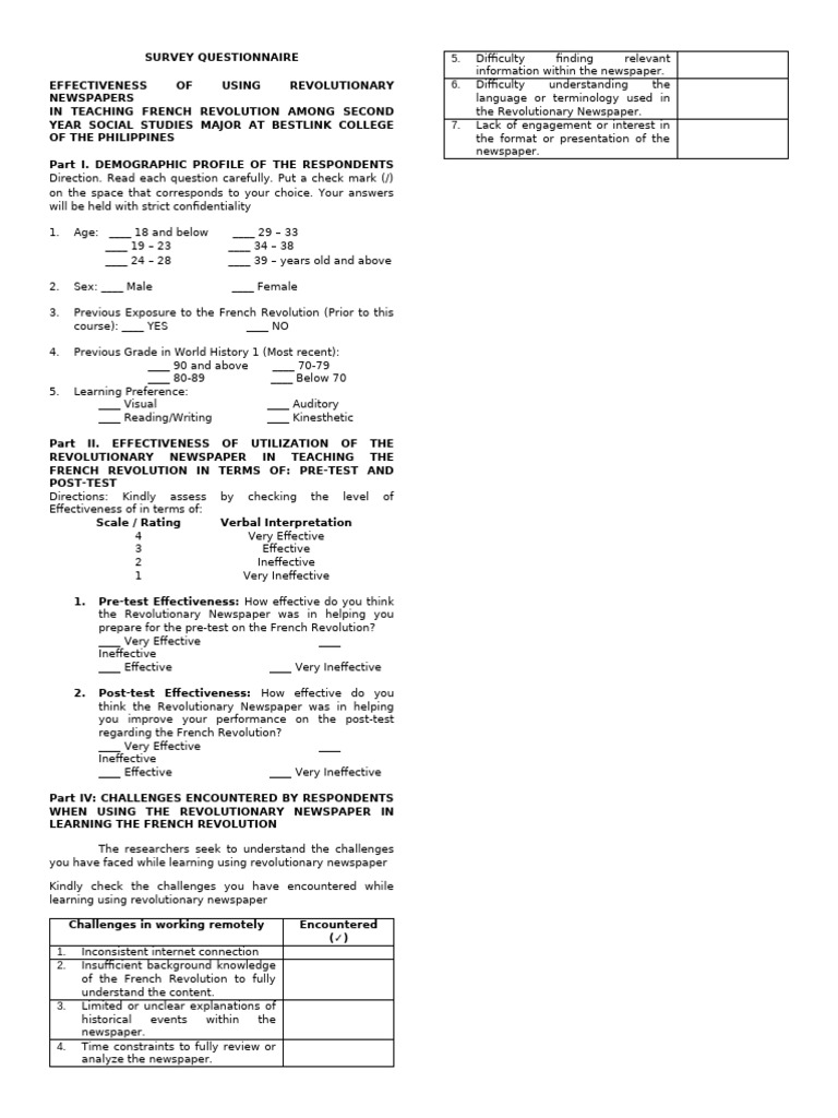 Group7 Survey Questionnaire - Socstud | PDF | Human Communication | Cognition