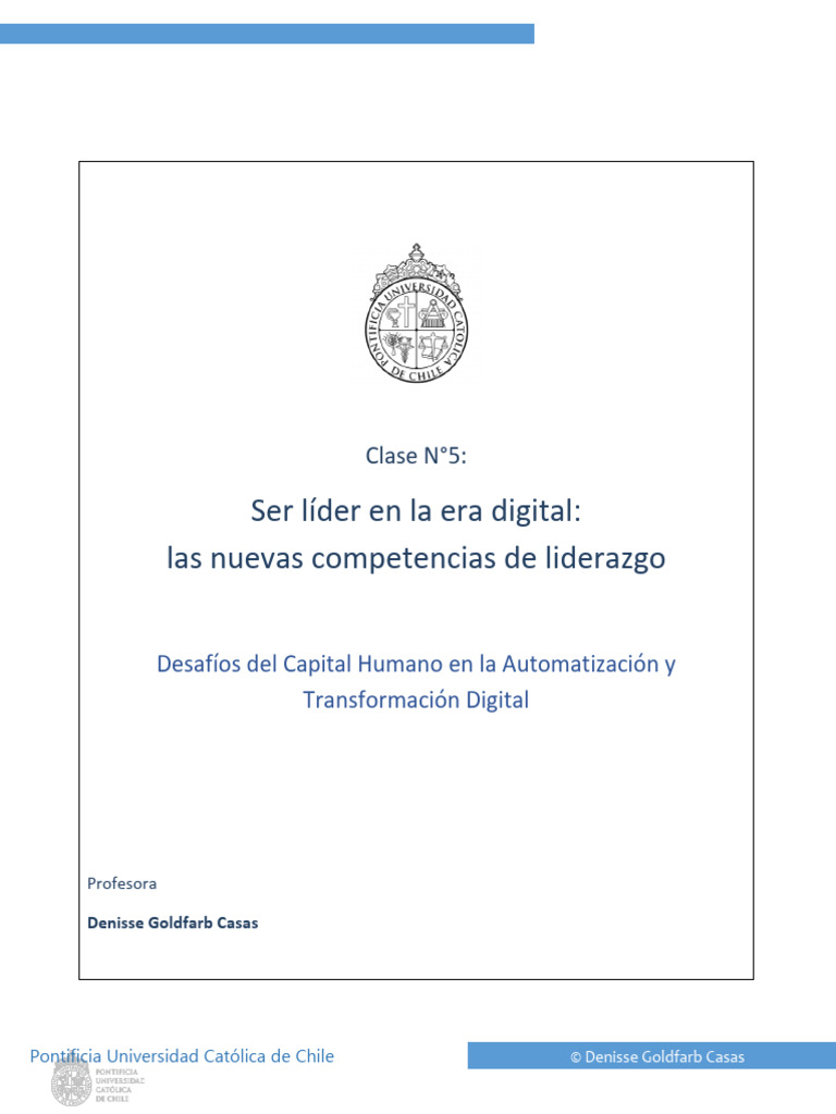 Paper - Ser Lider en La Era Digital UC - VOL.5 | PDF | Cociente de ...